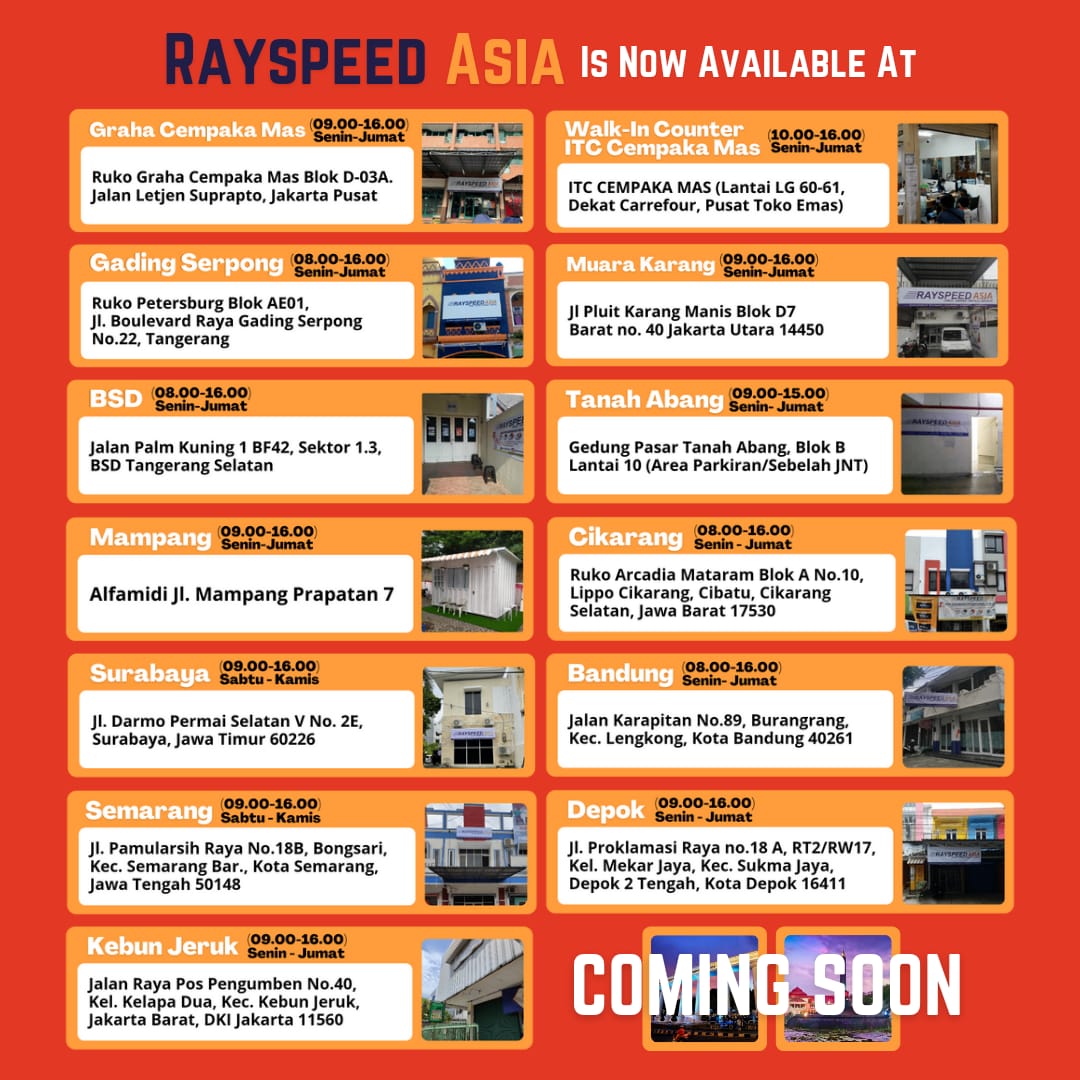 Rayspeed - Jasa Pengiriman Paket dan Ongkir ke Luar Negeri Terbaik